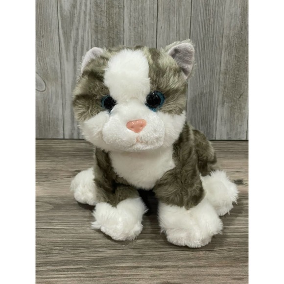 Fiesta | Toys | Fiesta Cat Kitten Gray And White Tabby Striped Hard ...
